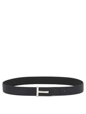 TOM FORD T Icon Reversible Belt Blue