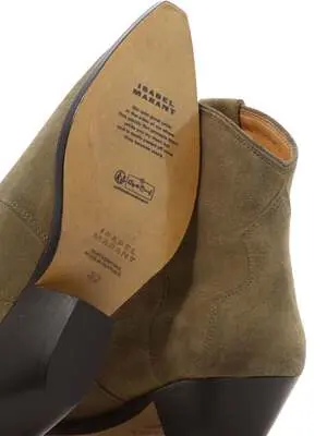Isabel Marant Étoile Dewina Suede Ankle Boots - Beige
