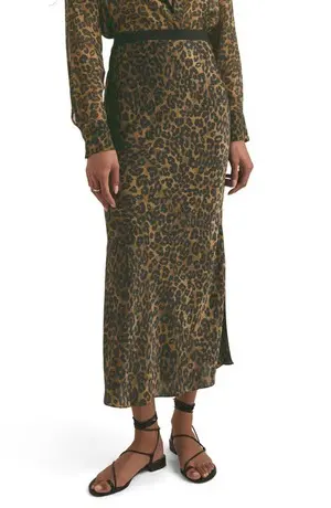 FAVORITE DAUGHTER The Josie Leopard Print Maxi Skirt