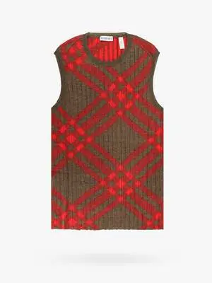 Burberry Checked Vests For Women