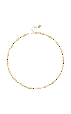 Chan Luu Exclusive Minnow 18k Plated Onyx Necklace