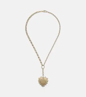 FOUNDRAE Oversized Love Token 18kt Chain Necklace