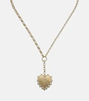 FOUNDRAE Oversized Love Token 18kt Chain Necklace