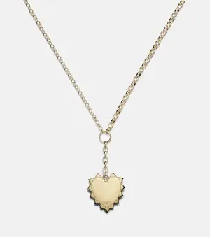 FOUNDRAE Oversized Love Token 18kt Chain Necklace
