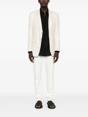 Gabriela Hearst Anthony Mid-rise Jeans - White