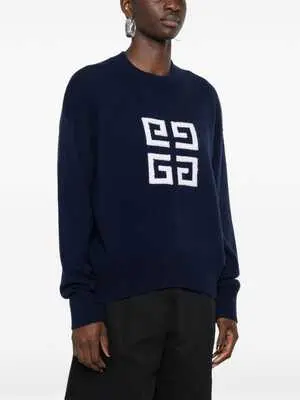 Givenchy 4g Cashmere Jumper - Blue
