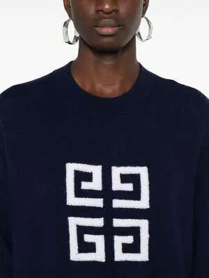 Givenchy 4g Cashmere Jumper - Blue