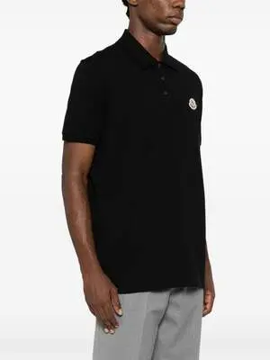 Moncler Logo-appliqué Piqué Polo Shirt