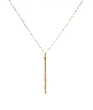 Saint Laurent Cassandre Pendant Necklace - Gold