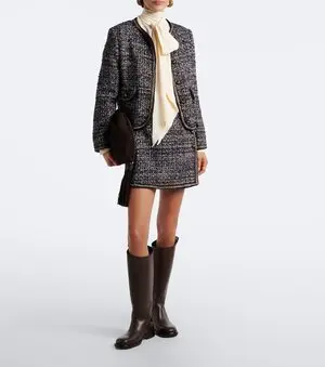 Etro Tweed Miniskirt