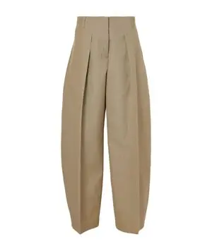 Jacquemus Le Pantalon Ovalo Barrel-leg Trousers