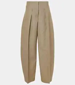 Jacquemus Le Pantalon Ovalo Barrel-leg Trousers