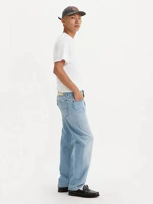 LEVI'S 555 Relaxed Straight Transitional Cotton Jeans
