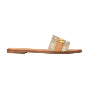LOUIS VUITTON Lock It Mule - Beige
