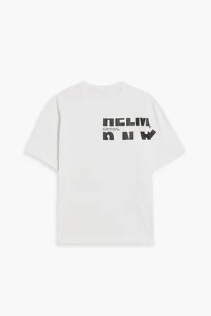 Helmut Lang Printed Cottonjersey Tshirt