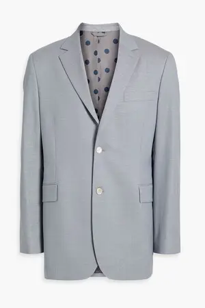 Acne Studios Metallic Woolblend Blazer - Sky Blue