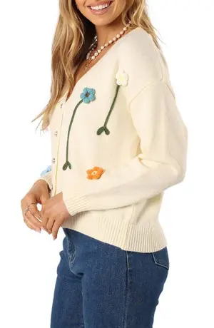 PETAL & PUP Reign Embellished Cardigan
