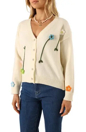 PETAL & PUP Reign Embellished Cardigan