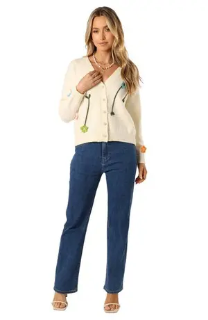 PETAL & PUP Reign Embellished Cardigan
