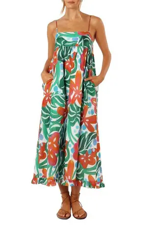 PETAL & PUP Miuccia Floral Maxi Dress - Kauai