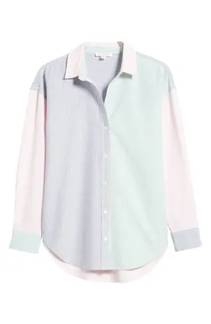 BEACHLUNCHLOUNGE Stripe Oversize Shirt - Oxford Multi