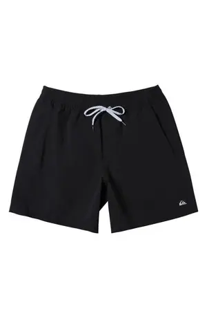 Quiksilver Everyday Solid Volley Swim Trunks Black