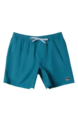 Quiksilver Everyday Solid Volley Swim Trunks - Colonial Blue