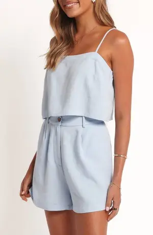 PETAL & PUP Ryan Linen Camisole & Shorts Set