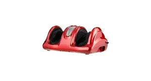 SLICKBLUE Therapeutic Shiatsu Foot Massager With High Intensity Rollers - Red