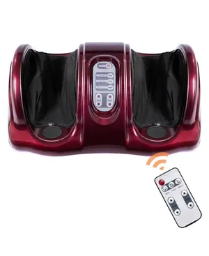 SLICKBLUE Therapeutic Shiatsu Foot Massager With High Intensity Rollers