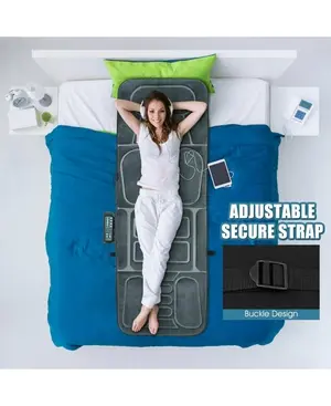 SLICKBLUE Foldable Massage Mat With Heat And 10 Vibration Motors