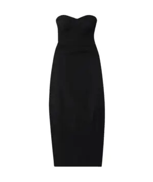 FFORME Jett Strapless Wool-blend Dress