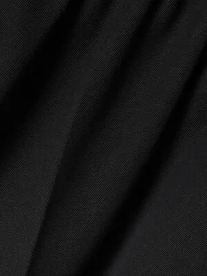 FFORME Maud Cotton And Wool-blend Twill Wide-leg Pants - Black