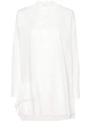 Y’s Panel-appliqué Cotton Shirt
