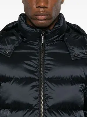 MOORER Brett-sh Hooded Down Jacket - Blue