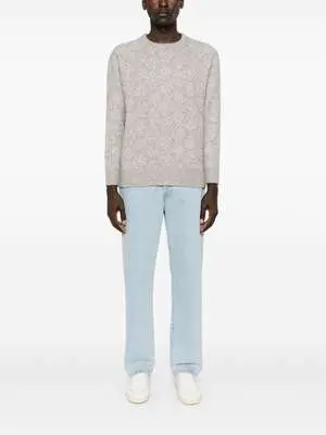 Brunello Cucinelli Brushed Intarsia-knit Jumper