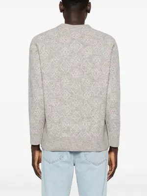Brunello Cucinelli Brushed Intarsia-knit Jumper