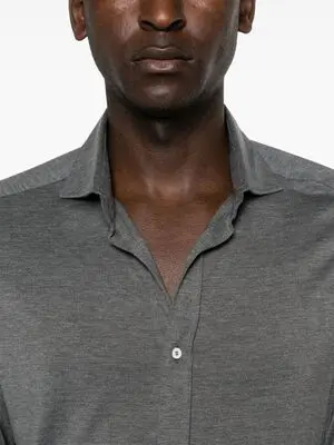 Brunello Cucinelli Mélange Jersey Shirt - Grey