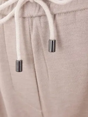 Brunello Cucinelli Monili-embellished Sweatpants