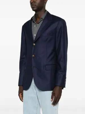 Brunello Cucinelli Single-breasted Wool Blazer