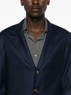 Brunello Cucinelli Single-breasted Wool Blazer