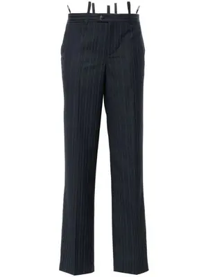 BETTTER Pinstriped Tailored Straight Trousers