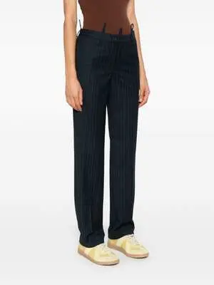 BETTTER Pinstriped Tailored Straight Trousers