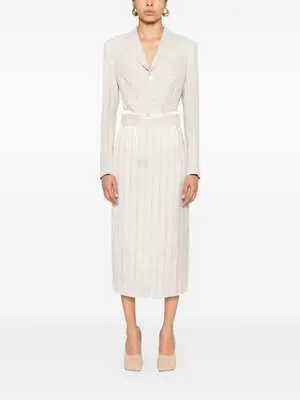 BETTTER X Zegna Striped Midi Skirt