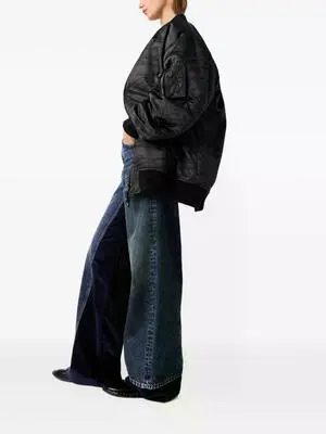 Stella McCartney Tiger-print Bomber Jacket - Black