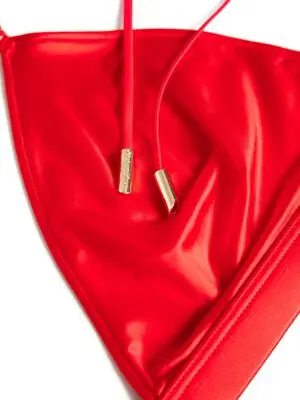 MAISON CLOSE French Kiss Triangle Bra - Red