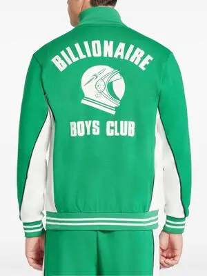 BILLIONAIRE BOYS CLUB Logo Print Full Zip Sweatshirt