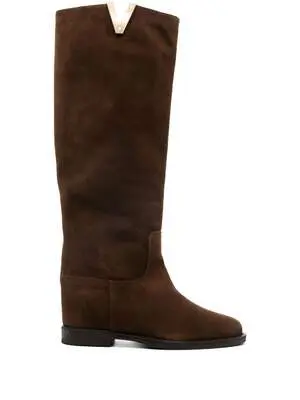 VIA ROMA 15 Knee-high Suede Boots