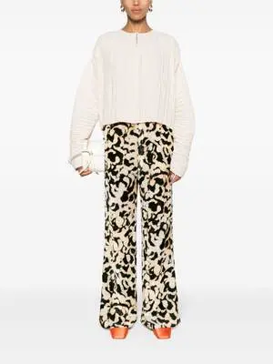 FORTE_FORTE Long-sleeve Pleated Blouse
