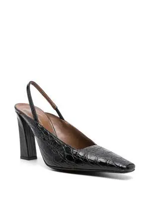 GIUSEPPE ZANOTTI 90mm Brendha Sabot Pumps - Black